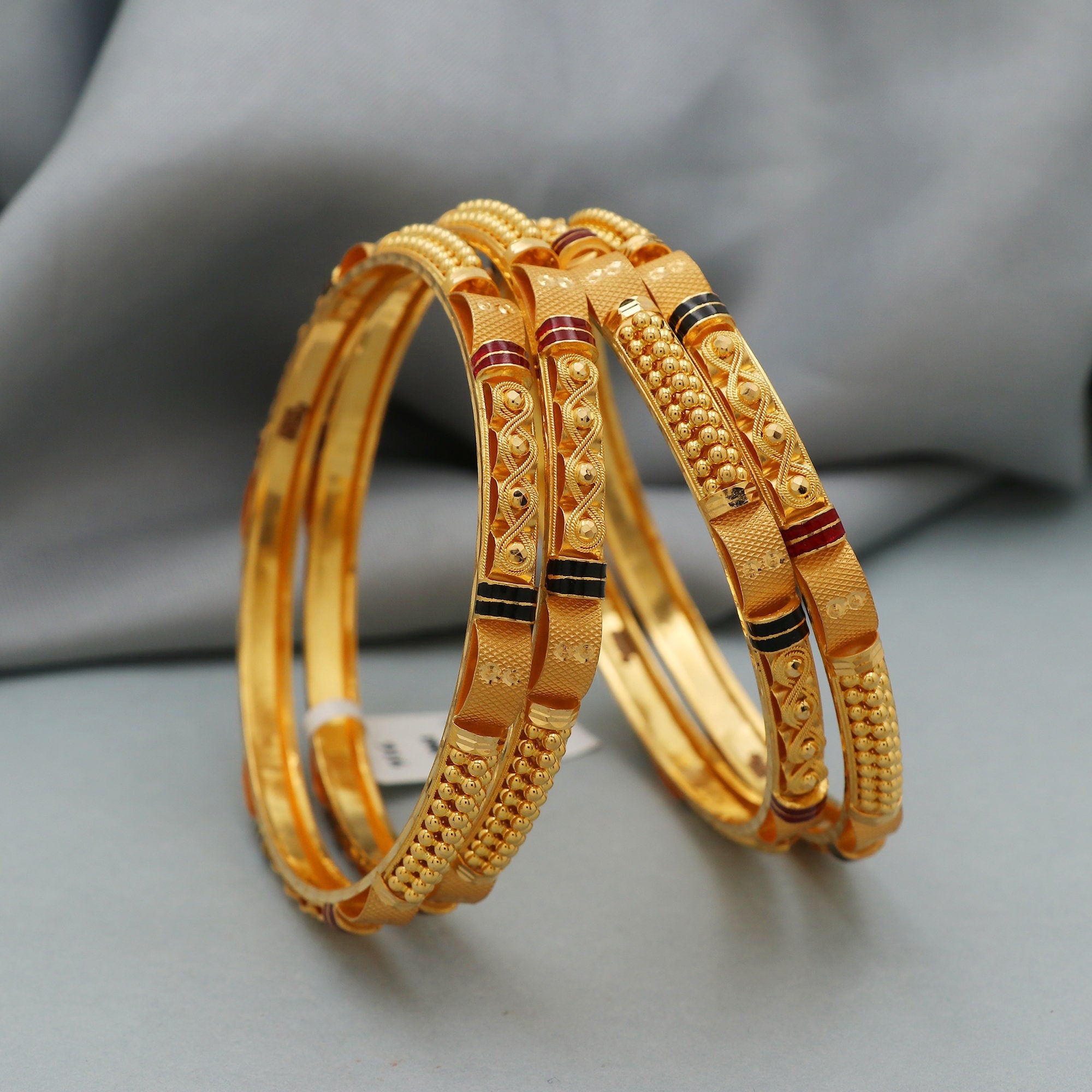 Real gold bangles indian store
